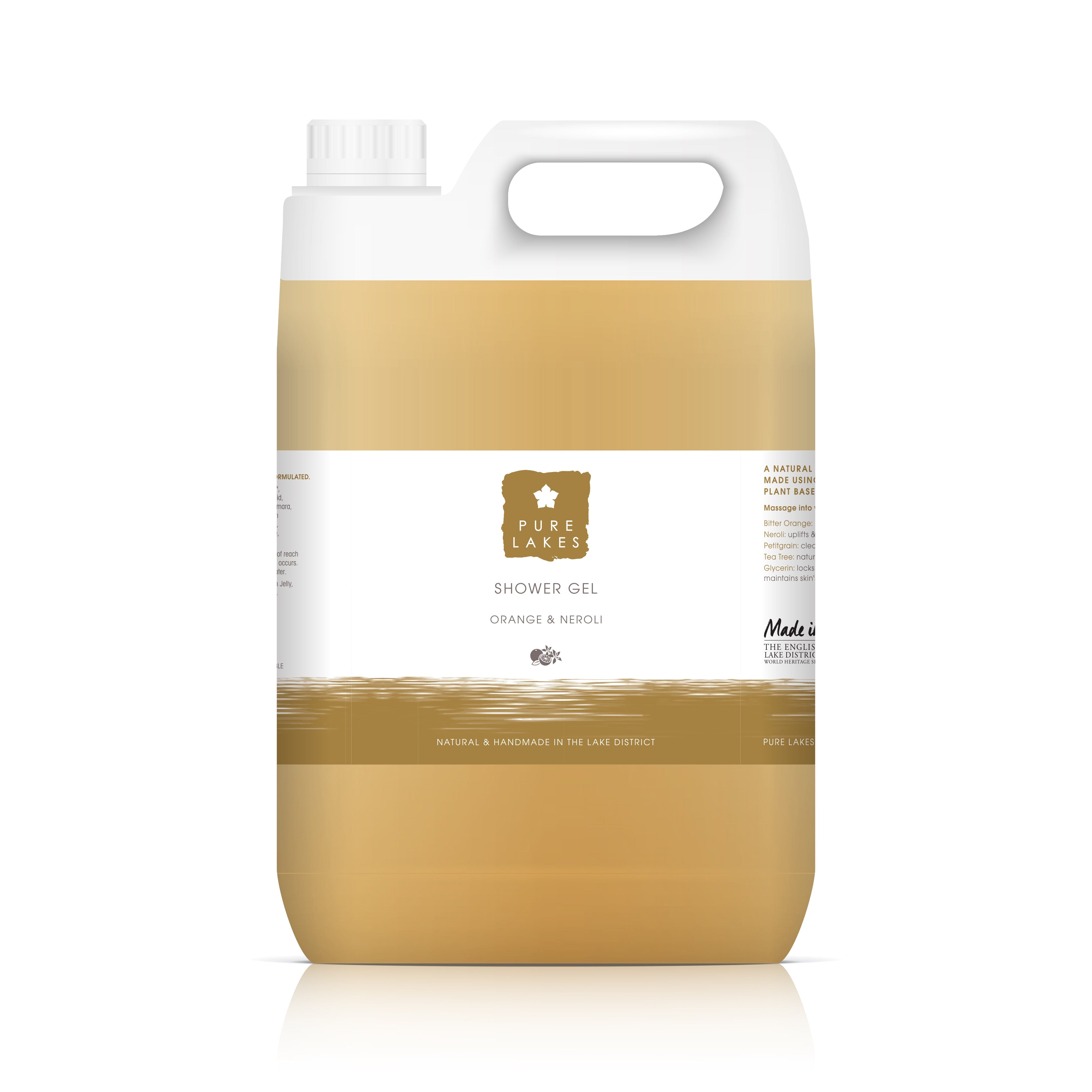 Orange & Neroli Shower Gel 5L – Pure Lakes