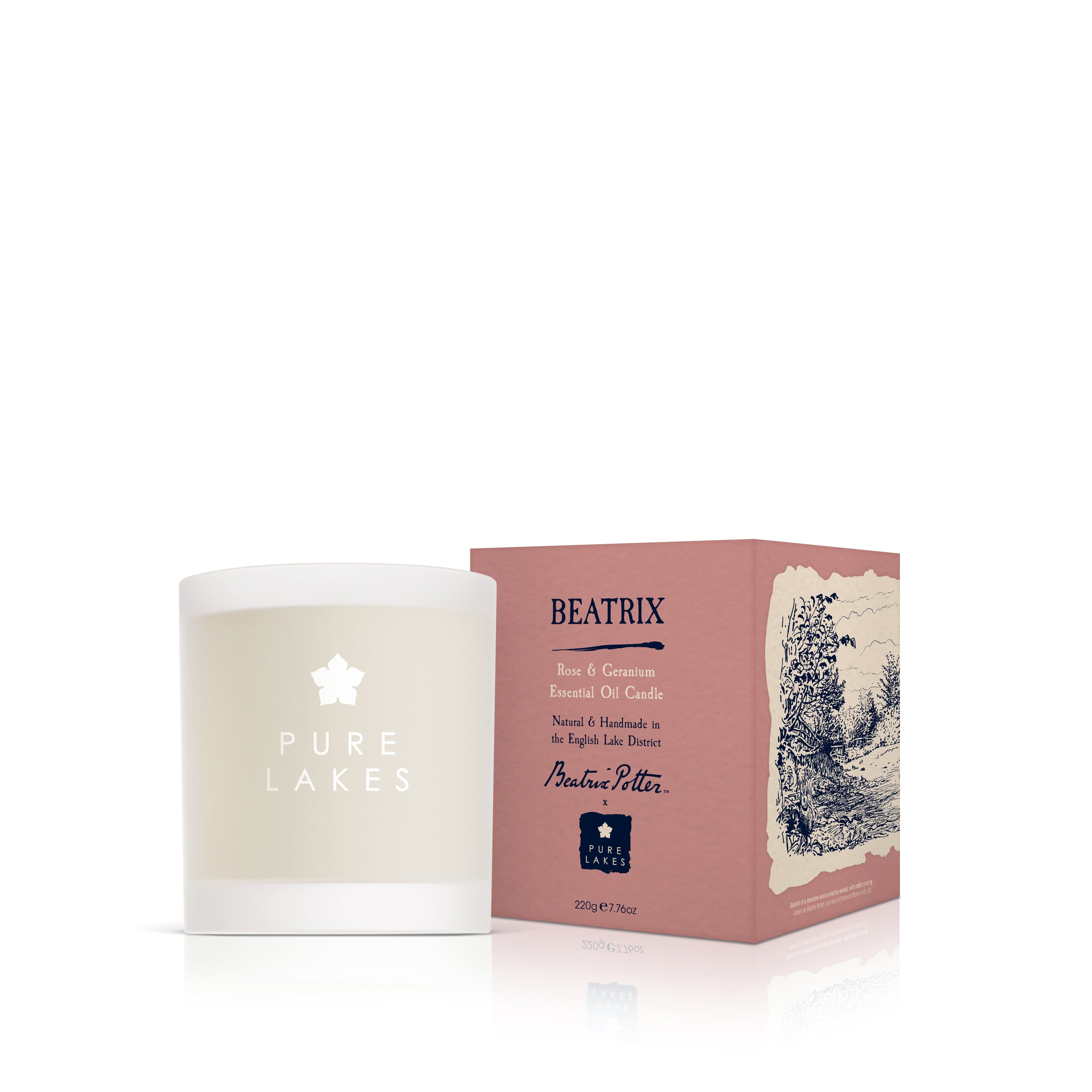 BEATRIX Rose & Geranium Candle – Pure Lakes