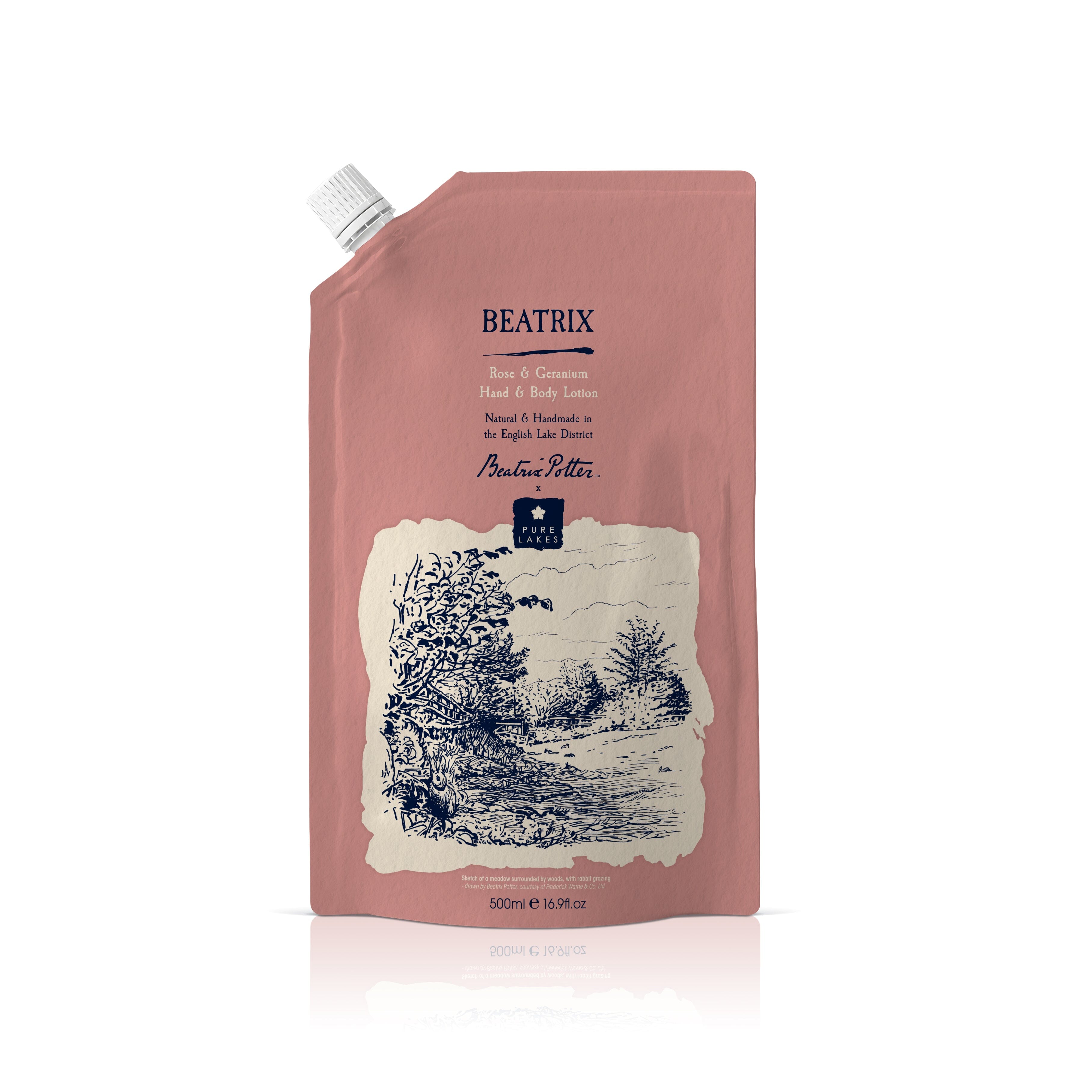 BEATRIX Rose & Geranium Hand & Body Lotion Refill Pouch – Pure Lakes